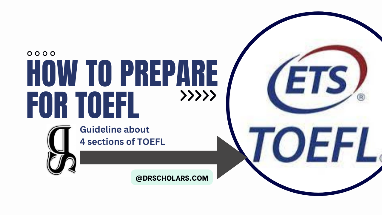 How to prepare for TOEFL: Guideline about 4 Sections of TOEFL - DR SCHOLARS