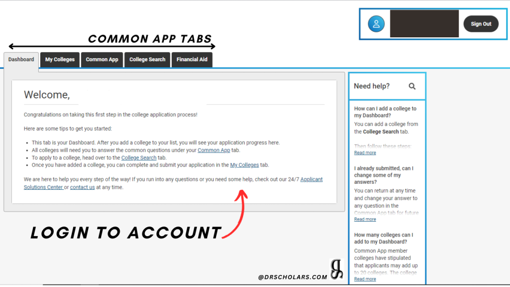 Common App Guide: Everything to know about it - DR SCHOLARS