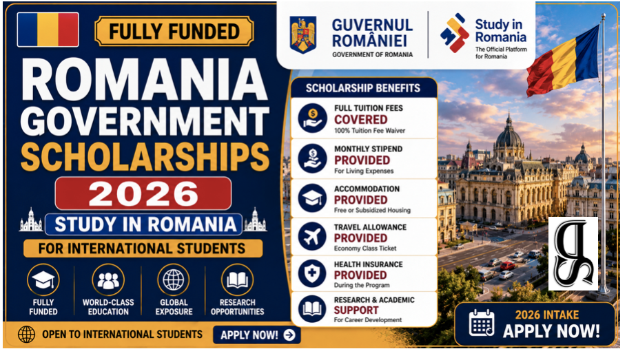 Romania Government Scholarships 2026/ Study In Romania [Fully Funded ...