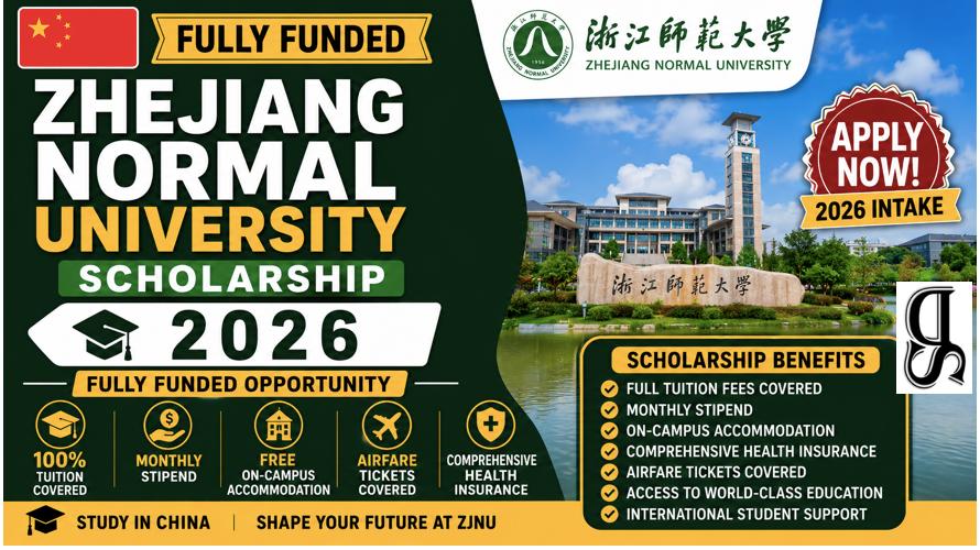 Zhejiang Normal University Scholarship 2026/ Study In China - DR SCHOLARS